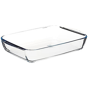 Pyrex Essentials Glass Rectangular Roaster high Resistance 40x27x7 cm