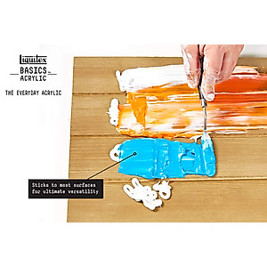 Liquitex BASICS Acrylic Paint, 400ml (13.5-oz) Bottle, Cadmium Yellow Medium Hue