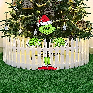Grinchs Decor for Christmas Tree, Grinchs Christmas Tree Topper, Grinchs Christmas Decorations for Small Tree Hand +Head + Leg