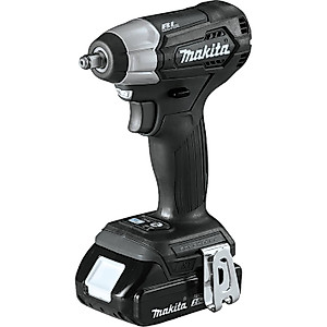 Makita XWT12RB 18V LXT Lithium-Ion Sub-Compact Brushless Cordless 3/8" Sq. Drive Impact Wrench Kit (2.0Ah) with additional BL1820B 18V LXT Lithium-Ion Compact 2.0Ah Battery