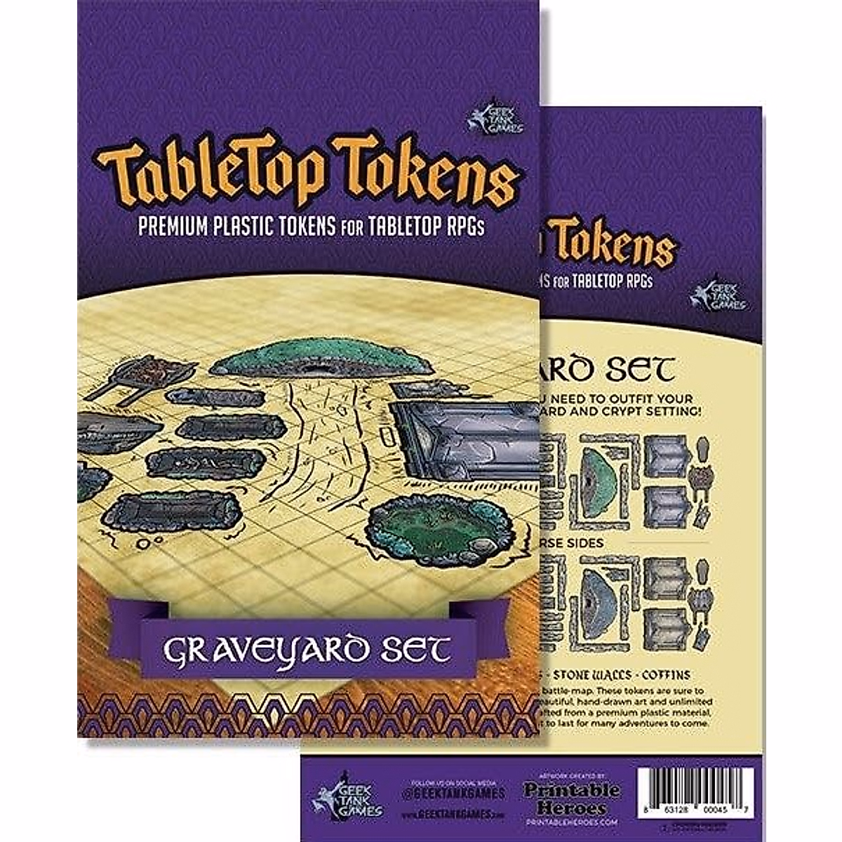 Tabletop Tokens - Graveyard Set