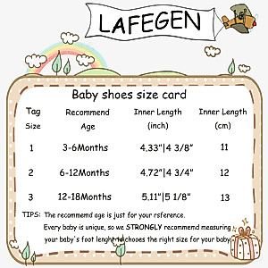 LAFEGEN Baby Girl Shoes Non Slip Soft Sole PU Leather Infant Toddler Mary Jane Flats First Walker Crib Dress Oxford Shoes 3-18 Months, 19 White, 6-12 Months Infant