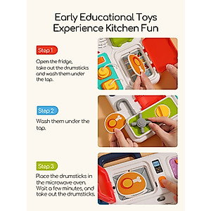Busy Board for 1 2 3+ Year Old Baby Musical Toy for Boy Girl Montessori Travel Sensory Toys Toddlers Kitchen Fine Motor Skills