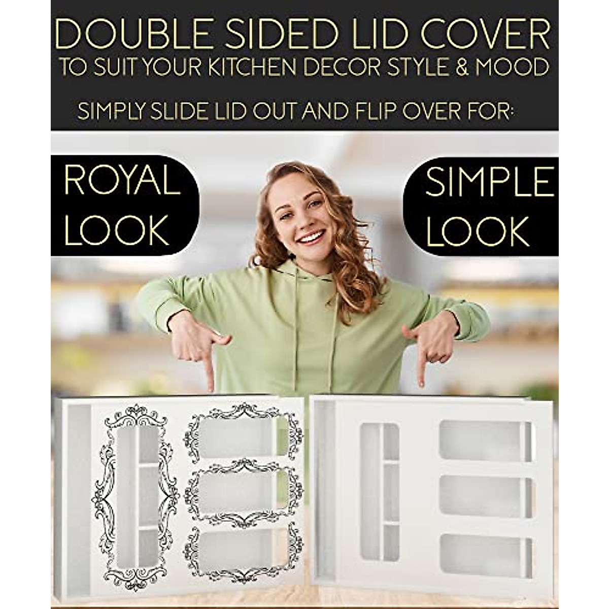 Hoshier SPECIAL LAUNCH PRICE DISCOUNT - Ziplock Bag Organizer for Drawer, Baggie Organizer for Drawer