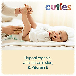 Cuties Baby Wipes | Unscented & Hypoallergenic | 12 Soft-Packs | 864 Total Wipes