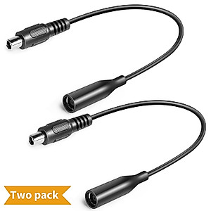 TAIFU 2 Pack DC 8mm Connector DC7909 to DC8020 Adapter for Solar Panel RV Automotive Marine Portable Power Station Solar Generator Compatible with Jackery 1500 2000 Power Supply Cord