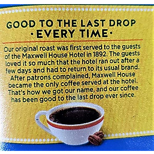 Maxwell House Morning Boost Medium Roast Ground Coffee with a Boost of Caffeine (26.7 oz Canister)