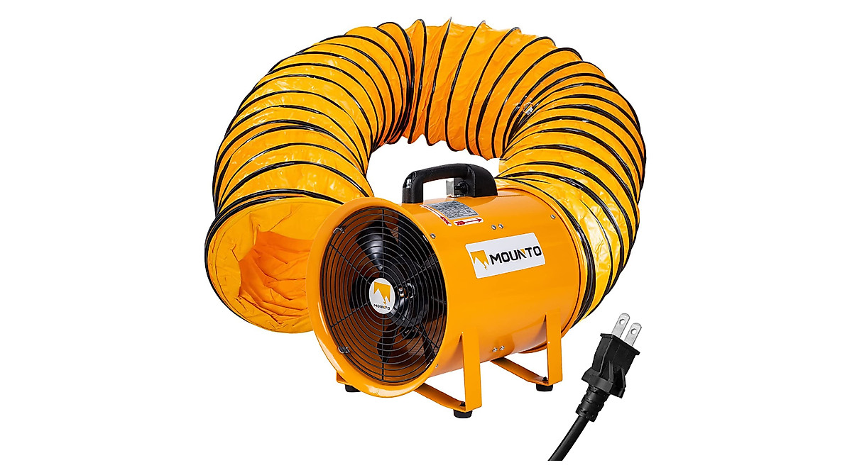 MOUNTO COMBO Heavy Duty Cylinder Fan - 2900 CFM Portable Ventilation