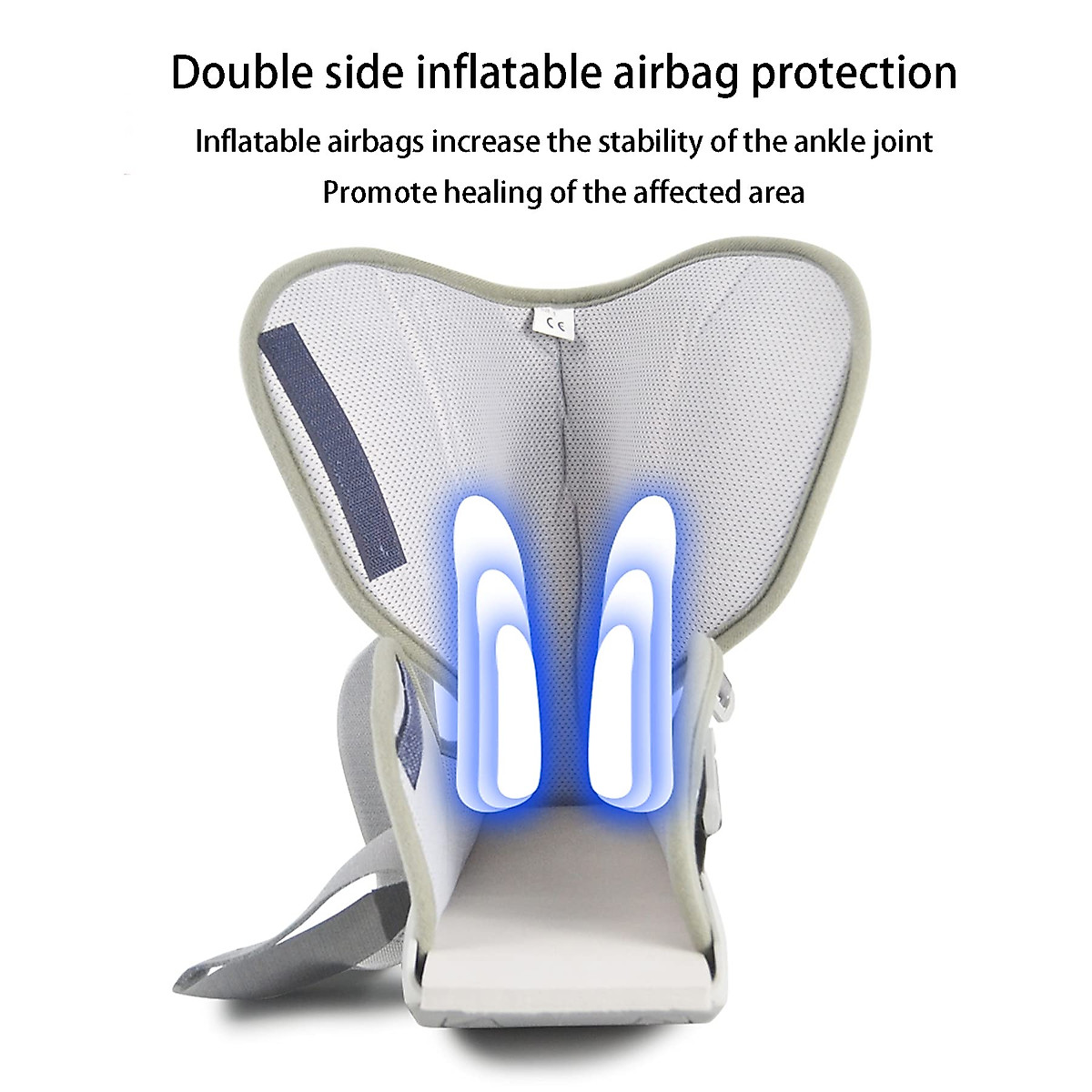 Walking Boot Medical Orthopedic Walker Boot for Ankle and Foot Injuries for Broken Foot Sprained Ankle Fractures or Achilles Surgery Recovery Inflatable Surgical Leg Cast,Lager