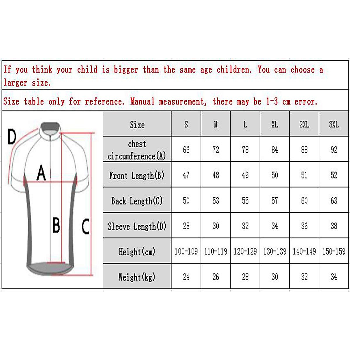 Cycling Jersey Kids Biking Top Summer Short Sleeve Boys Bike Jersey Children MTB Girls Bicycle Clothing