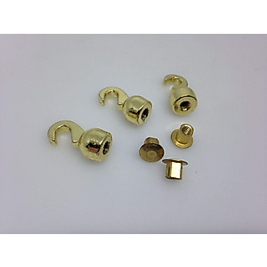 Galapagoz Grandfather Clock Weight Shell Hook and Nut Older Style 4 mm Thread Set of 3 USA