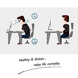 FITUEYES Monitor Stands Curved Glass Computer Risers with Height Adjustable for PC Monitors, Laptops, Computers & TVs，DT105002GC