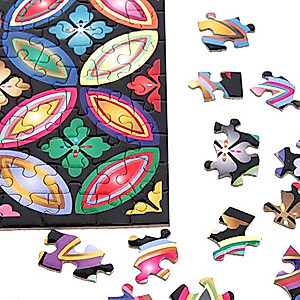 Bgraamiens Puzzle-Four Leaf Clover-1000 Pieces Creative Color Challenge Jigsaw Puzzle