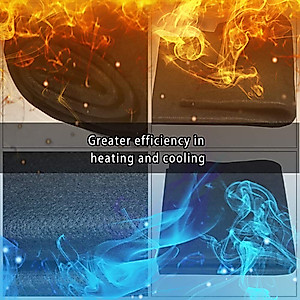 WISAUTO High Temp Felt Carbon Fiber Welding Blankets Black High Heat Flame Resistant Fabric PlumberPad for Soldering with Copper Ring 18X24inch