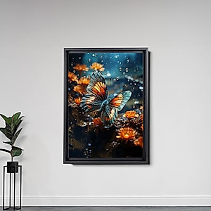 Abstract Painting Buy Canvas Wall Art, Butterfly Painting Art, Butterfly canvas, bedroom Butterfly wall art,Watercolor abstract Butterfly canvas painting