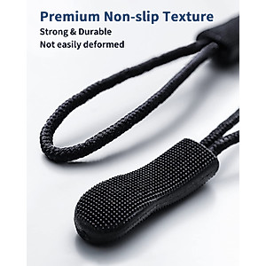 Zipper Pull, Zipper Pull Replacement (32 Pack), Universal Replacement Zipper Pull Kit, Durable Zipper Tab Replacement, Zipper Pulls for Backpacks, Purses, Jackets, Luggage, Boots (4 Styles 4 Sizes)