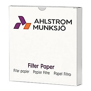Ahlstrom 6100-0750 Qualitative Filter Paper, 7.5cm Diameter, 1.5 Micron, Slow Flow, Grade 610 (Pack of 100)