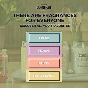 Candle-Lite Everyday Aromatherapy Candle Island Bellini Scented, 18 oz