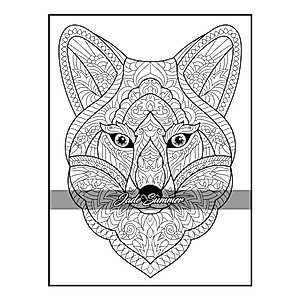 100 Animals: An Adult Coloring Book with Lions, Elephants, Owls, Horses, Dogs, Cats, and Many More!