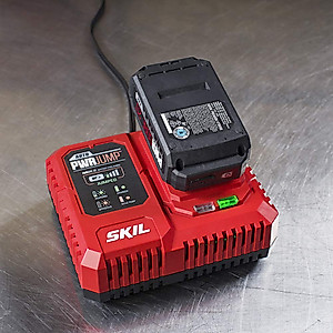 SKIL PWR CORE 20 Brushless 20V 1 Inch Stroke Jigsaw Includes 2.0Ah Lithium Battery with PWR ASSIST USB and PWR JUMP Charger - JS820202