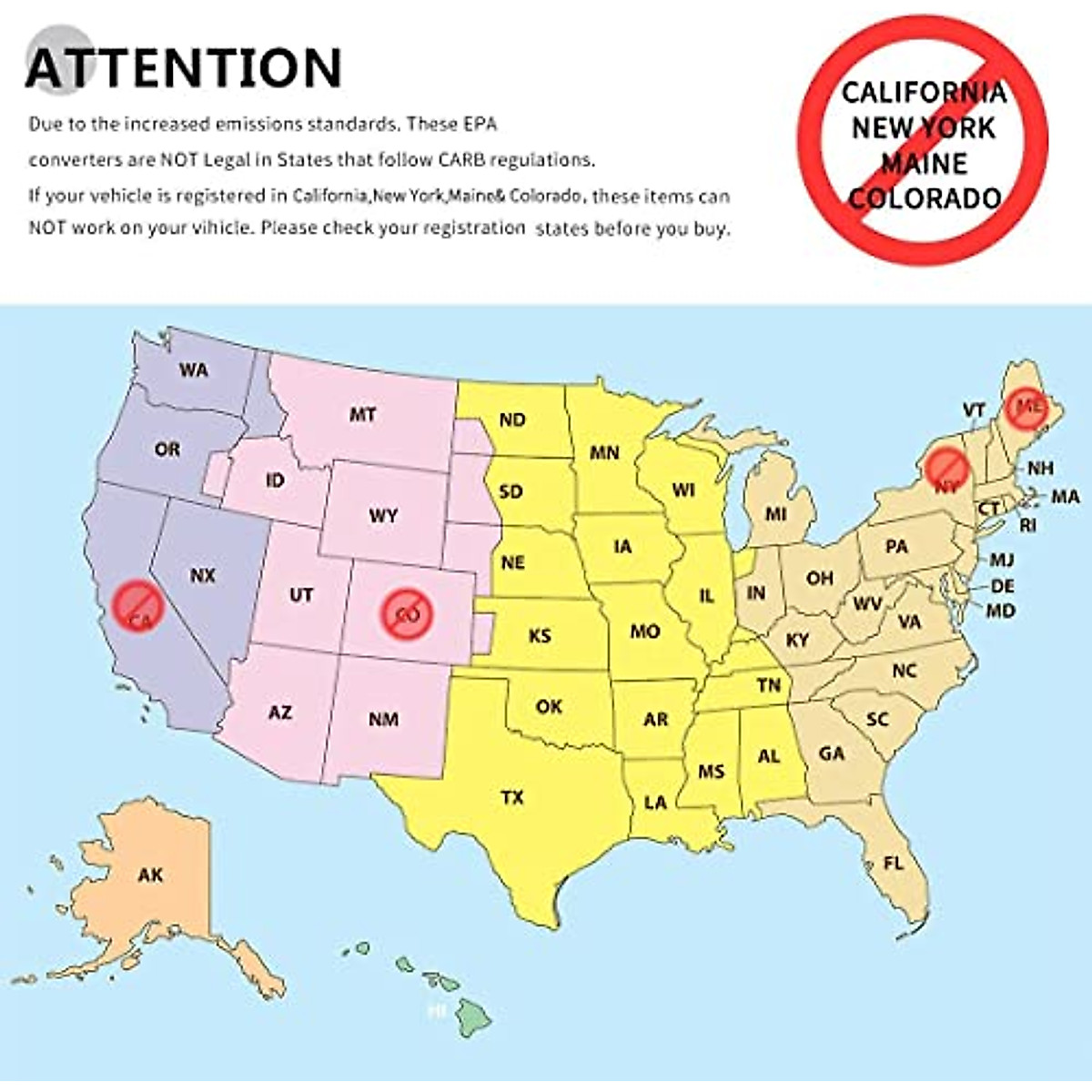 NEWZQ Catalytic Converter 16646 Compatible with Hyundai Elantra 1.8L 2011-2016/ Kia Soul 2.0L 2012-2016