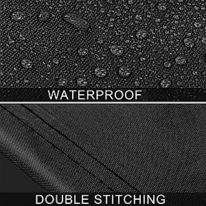 M MAIUS Garden 2/3/4 Seater Bench Cover Waterproof Outdoor Furniture Covers with Durable Oxford Material Extra PVC Coating, Patio Loveseat Cover (3 seat（64L x 26W x 35H）)