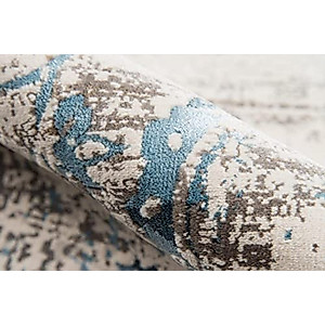 Momeni Rugs Juliet Collection Area Rug, 7'6" x 9'6", Blue