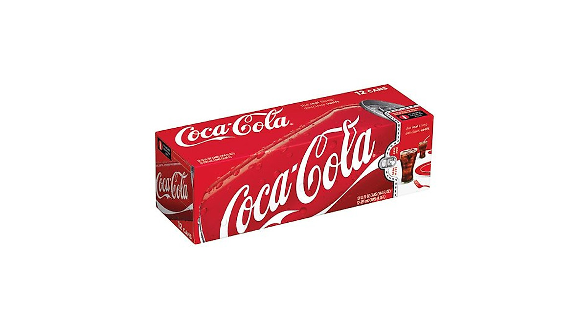 Coca-Cola 12-Pack of 12-Ounce Cans - Classic Refreshment