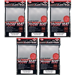 KMC Hyper Matte Sleeves (400 Pack), Clear