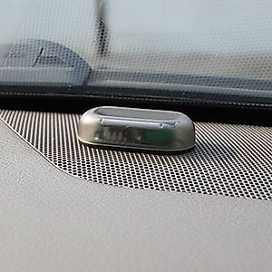 1.2V80mA Fake Solar Car Alarm Led Light Security System Warning Theft Flash Red Rechargeable Battery with USB