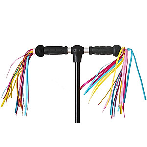 Paliston Kid's Bike Bell Bicycle Bell for Girls Bike Horny Toddler Bike Bells with Streamers Pink Purple