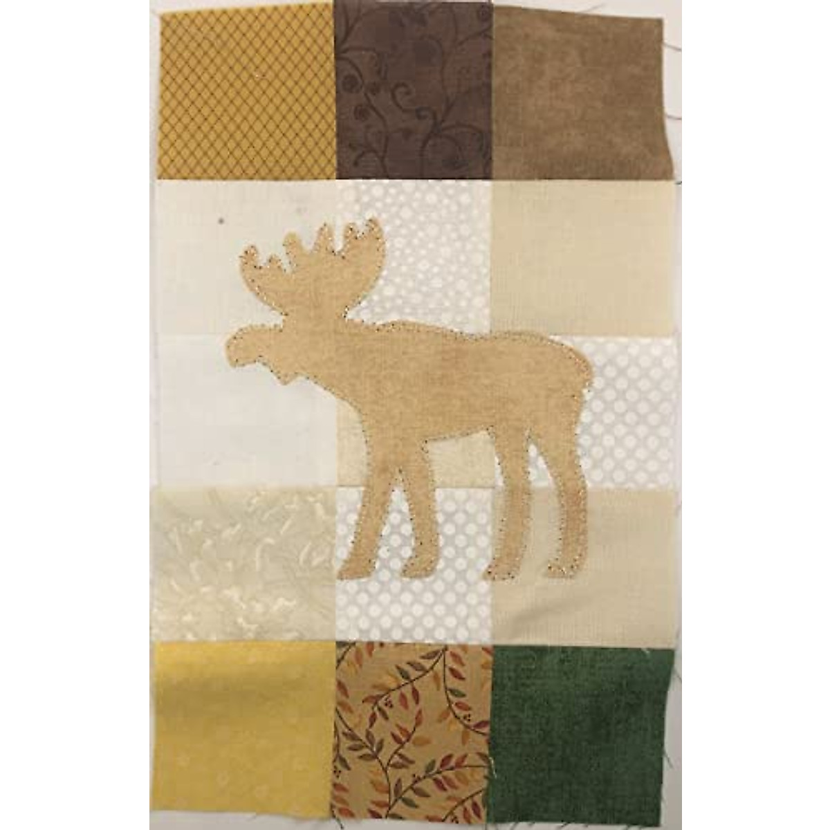 Autumn Table Runner Wall Hanging Kit - Fabric Charm Packs - 2.5-Inch Precut Fabric - Quilt Fabric - 100% Quilting Cotton - Quilting Fabrics - Cabin - Bear - Moose