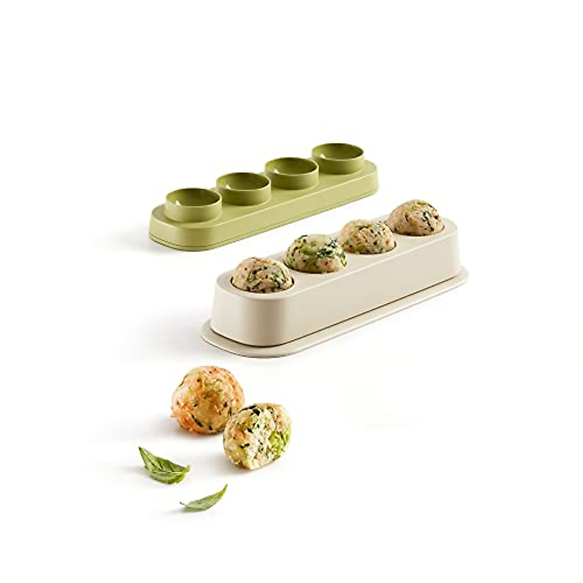 Lékué Veggie Ball Maker, 8.2 x 2.2 x 2.8in, Green