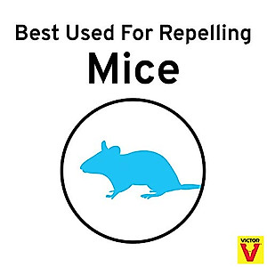 Victor M805 Scent-Away Natural Rodent Repeller – Peppermint Oil Mouse and Rat Repellent – 5 High-Strength Rodent Repelling Sachets Included
