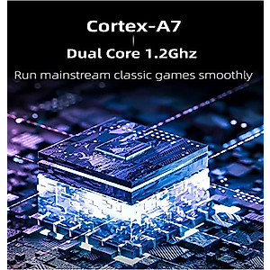 Miyoo Mini Plus Handheld Game Console with Storage Case, 3.5 Inch IPS 640x480 Screen Retro Video Game Console with 64G TF Card & 10000 Classic Games, Support WiFi Hotspot Mode Matchmaking
