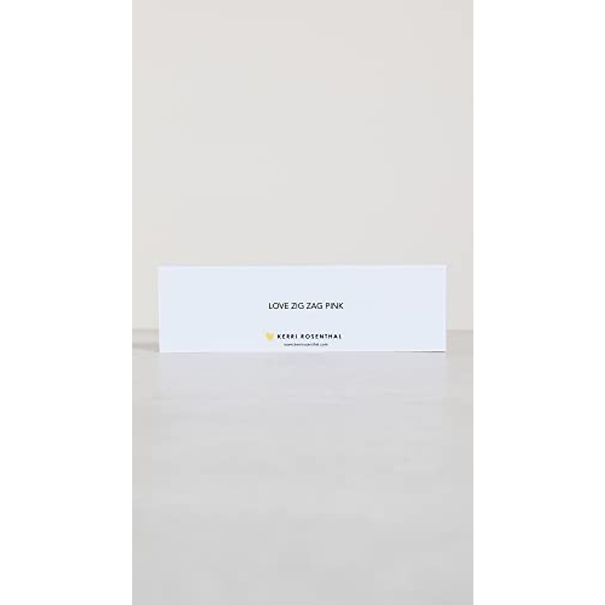 Kerri Rosenthal Women's Love Block of Love, Zig Zag Pink, One Size