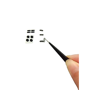 ZG0I7 Earphone Mesh Filter for Airpords Pro Repair Parts Replacement Dustproof Filter Tool Set 2 Pairs with Anti Static Stainless Steel Tweezer