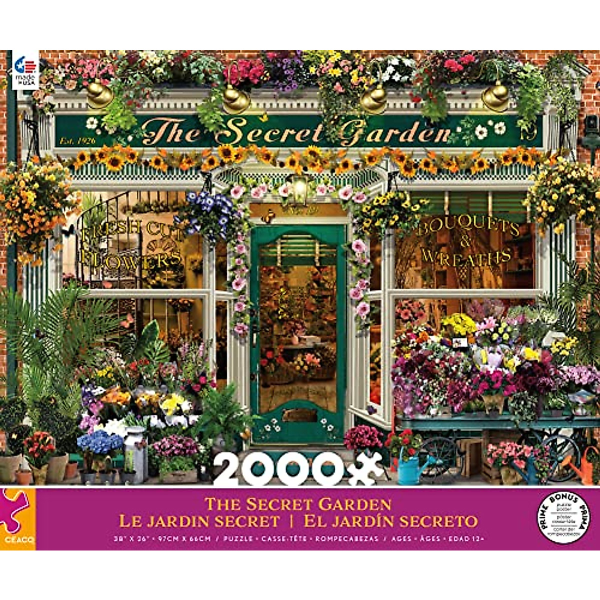 Ceaco - The Secret Garden - 2000 Piece Jigsaw Puzzle