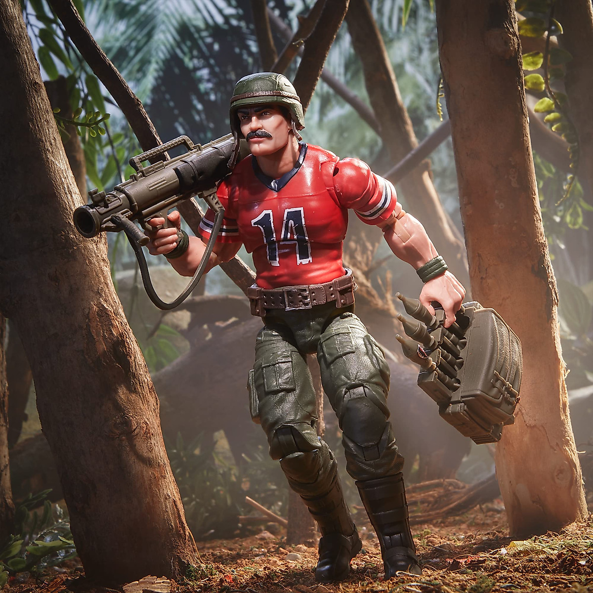 G.I. Joe Classified Series David L.Bazooka Katzenbogen Action Figure 62 Collectible Premium Toy with Accessories 6-Inch-Scale Custom Package Art