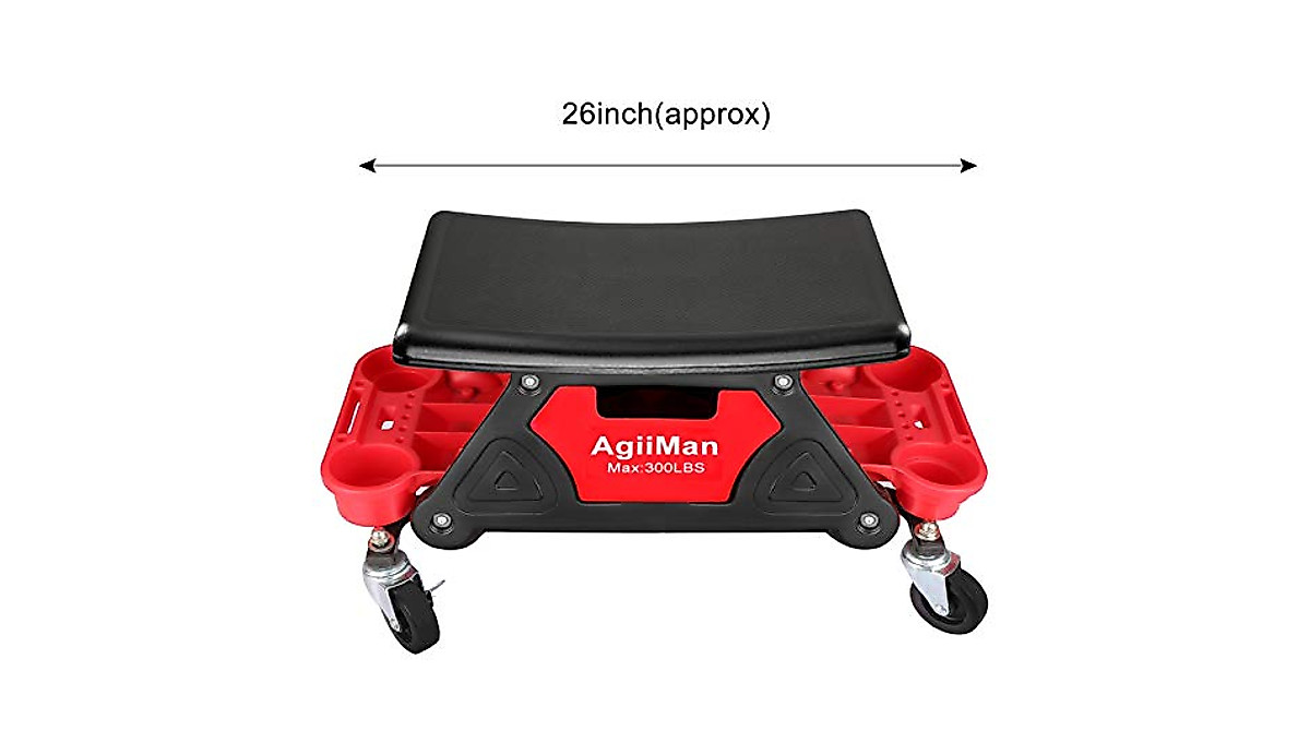 AgiiMan Mechanic Stool - Comfort & Convenience for DIY