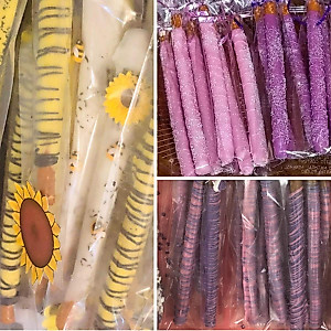 Pretzel Bag 200 PCS Clear Pretzel Rod Bags 2 x 10.8 Inch Self Adhesive Bag Clear Flat Treat Bags for Donut Bars Candy (2 x 10.8 Inch)