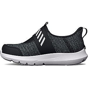 Under Armour Baby Boys Infant Surge 3 Slip On Running Shoe, (001) Black/Black/White, 8