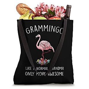 Grammingo Like A Normal Grandma Only More Awesome Flamingo Tote Bag