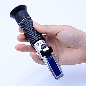 3-in-1 Antifreeze Tester in Fahrenheit Scale for Checking Freezing Point and Concentration of Ethylene Glycol or Propylene Glycol Based Automobile Antifreeze Coolant, Also for Battery Acid Condition