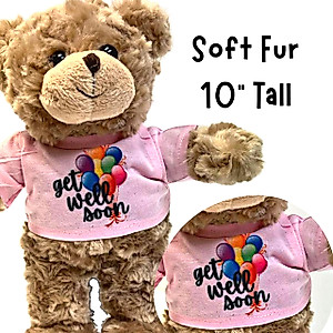 Jolitee Get Well Soon Gifts for Kids, Get Well Soon Teddy Bear, Get Well Teddy Bear for Women, Get Well Stuffed Animals for Girls, Get Well Kids Gift