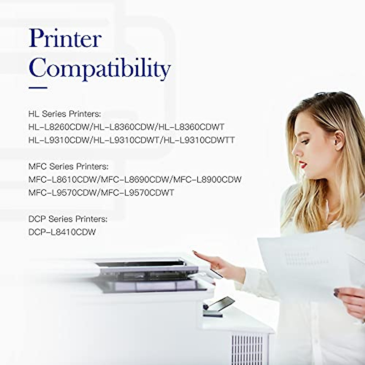 Valuetoner Compatible Toner Cartridge Replacement for TN433 TN 433 TN-433 TN436 TN431 Compatible with HL-L8360CDW HL-L8360CDWT HL-L8260CDW MFC-L8610CDW MFC-L8900CDW MFC-L9570CDW Printer (4 Pack)