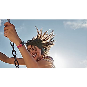 Fitbit Inspire 3,Translucent Band,Chili Pepper,Small