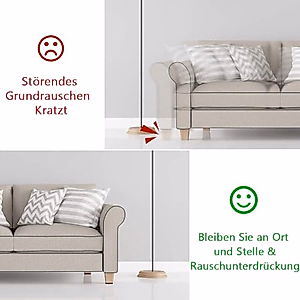 Yelanon Non Slip Furniture Pads -12pcs 4" Furniture Grippers Hardwood Floors, Non Skid for Furniture Legs,Self Adhesive Rubber Feet, Anti Slide Furniture Floors Protectors for Keep Couch Stoppers