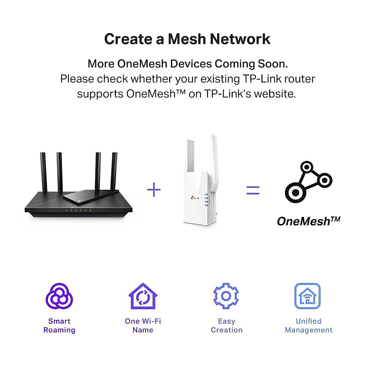 TP-Link AX1800 WiFi 6 Extender(RE605X)-Internet Booster, Covers up to 1500 sq.ft and 30 Devices,Dual Band Repeater up to 1.8Gbps Speed, AP Mode, Gigabit Port (Renewed)