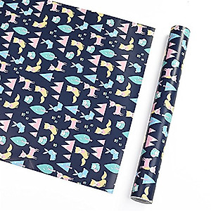 Yifely Fox Shelf Liner Peel & Stick Rabbit Shelving Paper Decor Kids Study Desk Game Table 17.8 Inch by 9.8 Feet